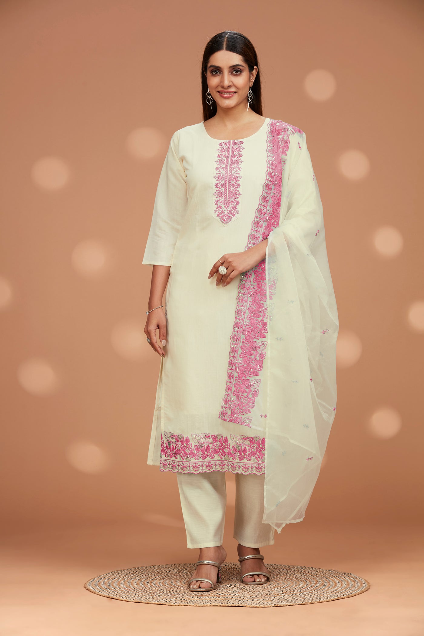 Buy Three-Piece Suit For Women | Ethnic Wear - Freyaa