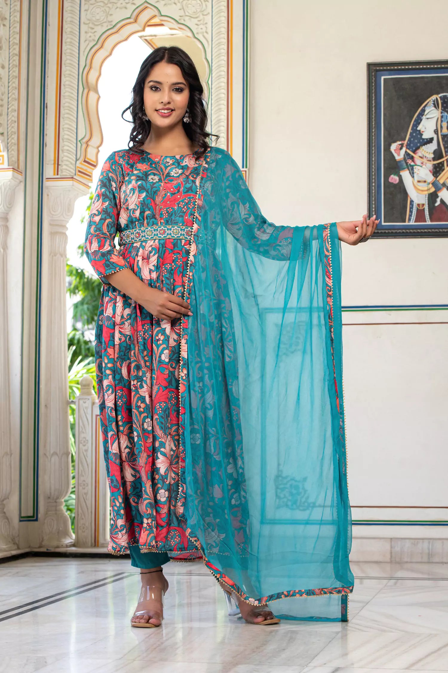 Buy Three-Piece Suit For Women | Ethnic Wear - Freyaa