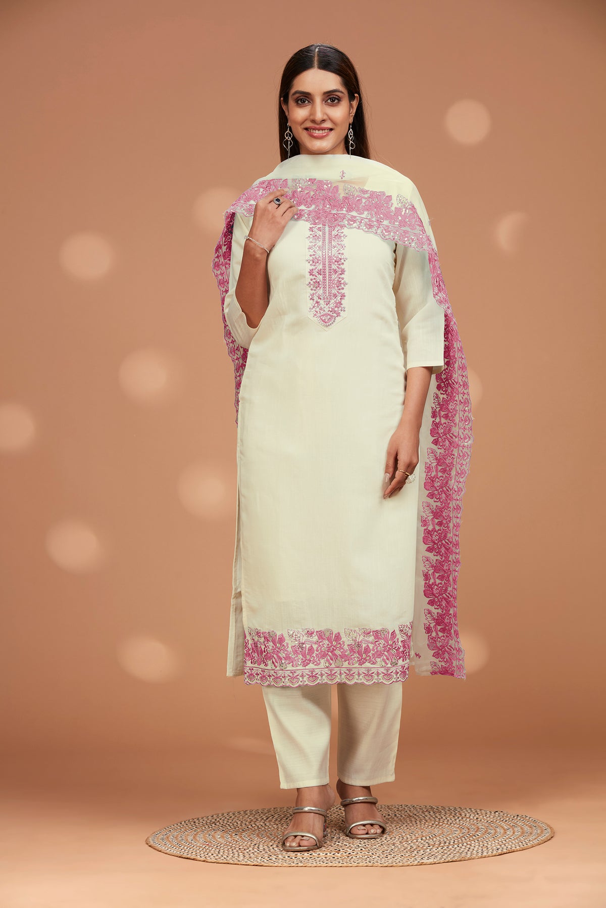 Buy Three-Piece Suit For Women | Ethnic Wear - Freyaa