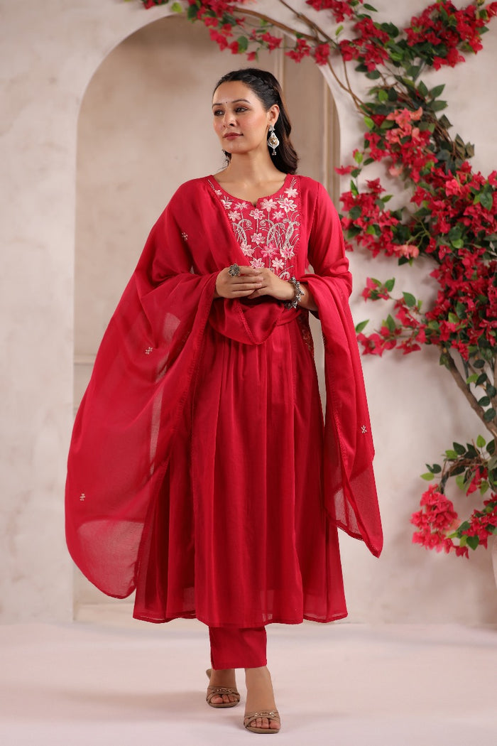 Buy Three-Piece Suit For Women | Ethnic Wear - Freyaa